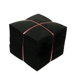 TearAway 8X8 Black Backing - 500ct | Colman and Company