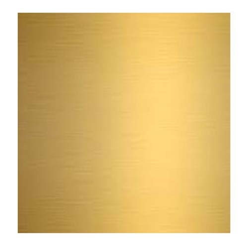 Rowmark Sublimation Mates Sheet Stock - Brushed Gold 2" Round 8.5"x11 ...