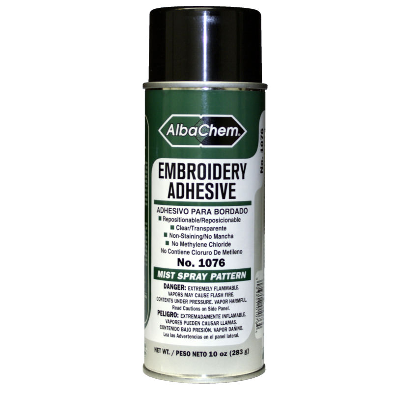 AlbaChem Embroidery Adhesive Spray | Colman and Company