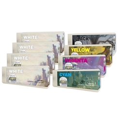 CMYK + 4 WHITE INK CARTRIDGES - Viper 150ml | Colman and Company