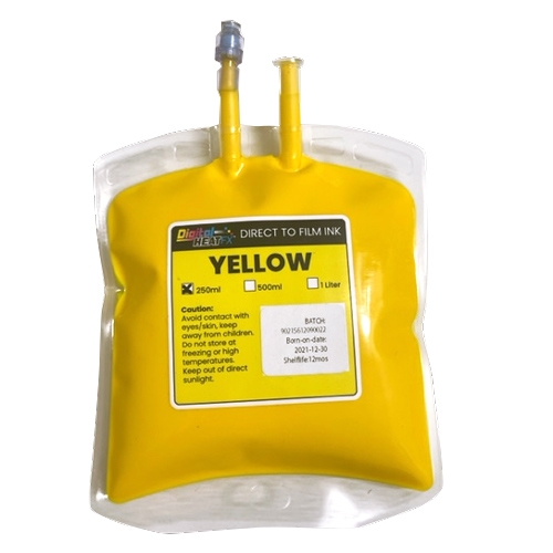DTF Yellow Bagged Ink - 250ml | Colman and Company