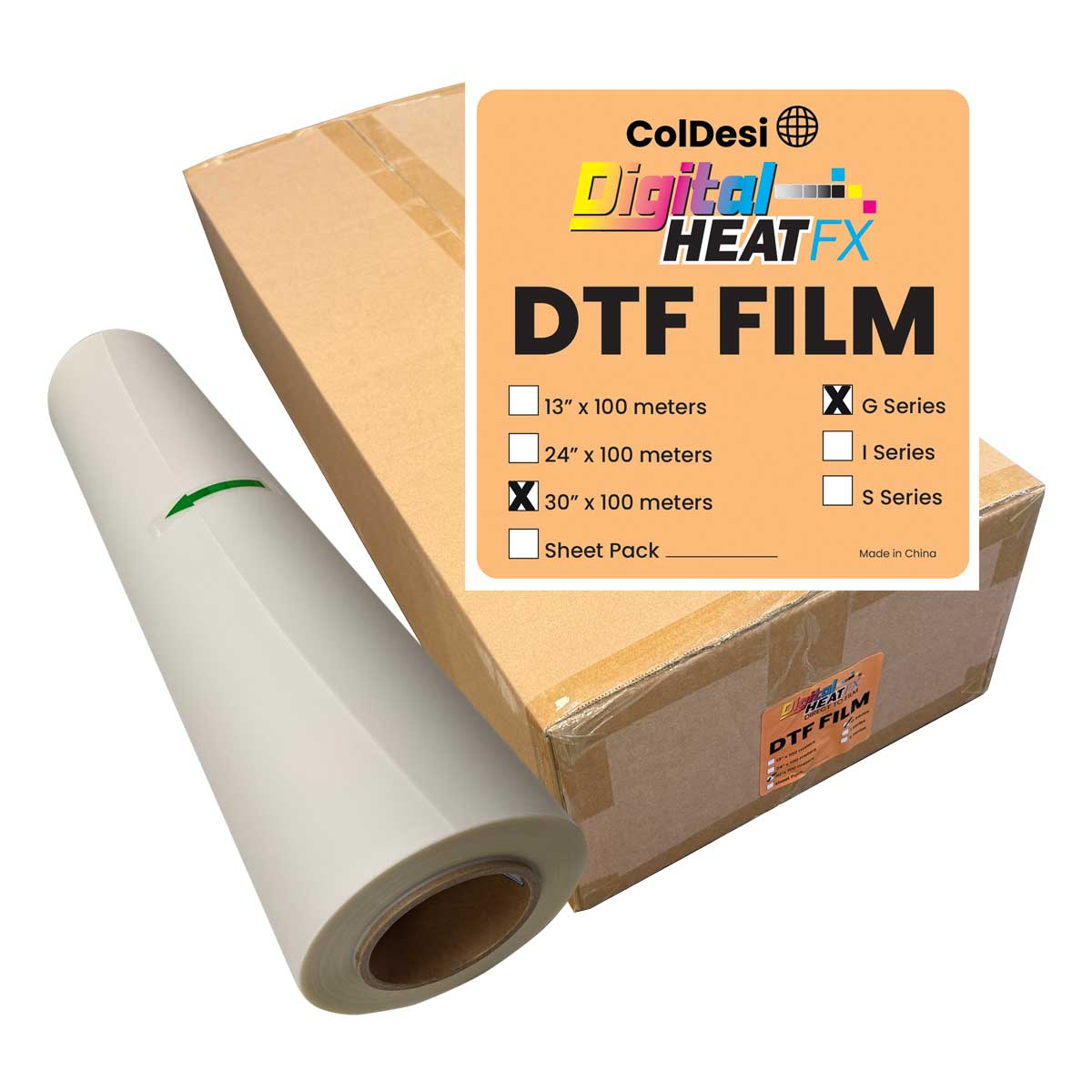 G Series - DTF Film 30" x 328' (76cm x 100m) | Colman and Company