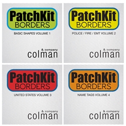 PatchKit Borders Full Collection Twill Patches Vol 1-4 | Colman and Company