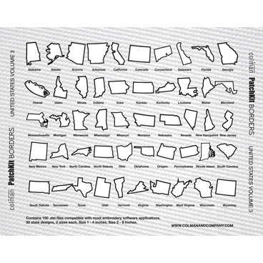 PatchKit Digitized Borders - US States | Colman and Company