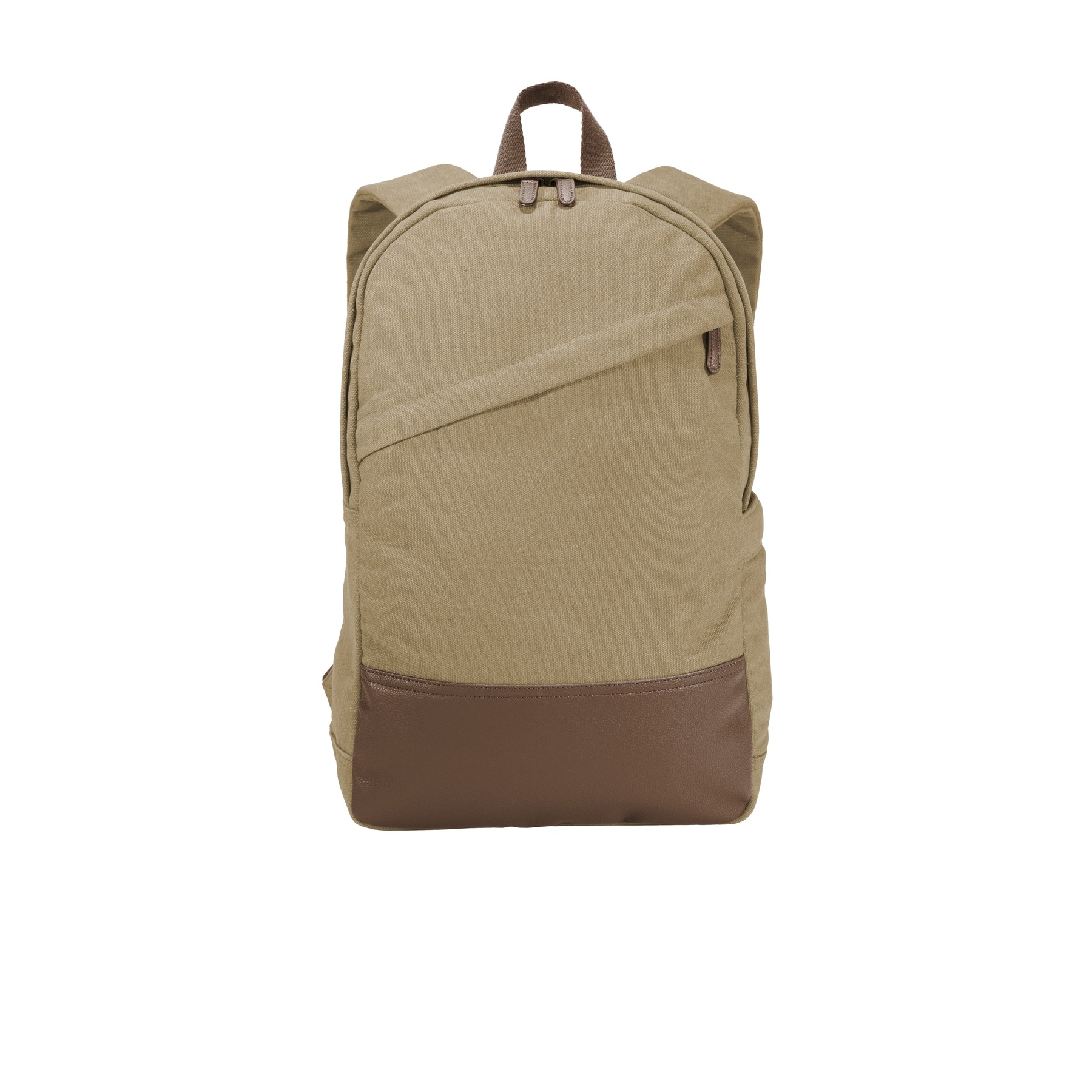 Port Authority ® Cotton Canvas Backpack. BG210 | Colman and Company