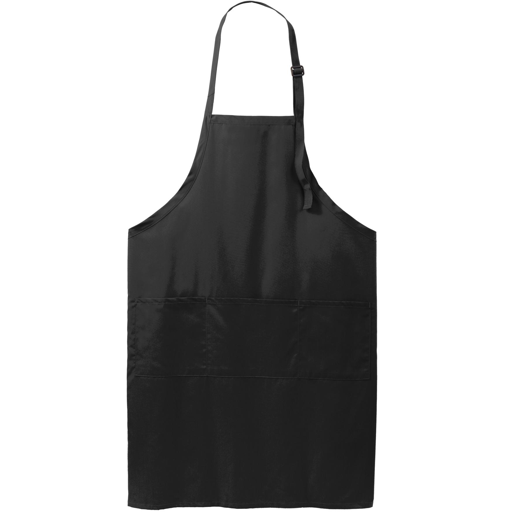 Port Authority ® Easy Care Extra Long Bib Apron With Stain Release ...